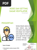 Cara Kerja, Mode, Setting Dasar Ventilator | PDF