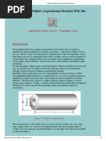 Propellant Grain Design Guide | PDF | Rocket | Rocket Engine