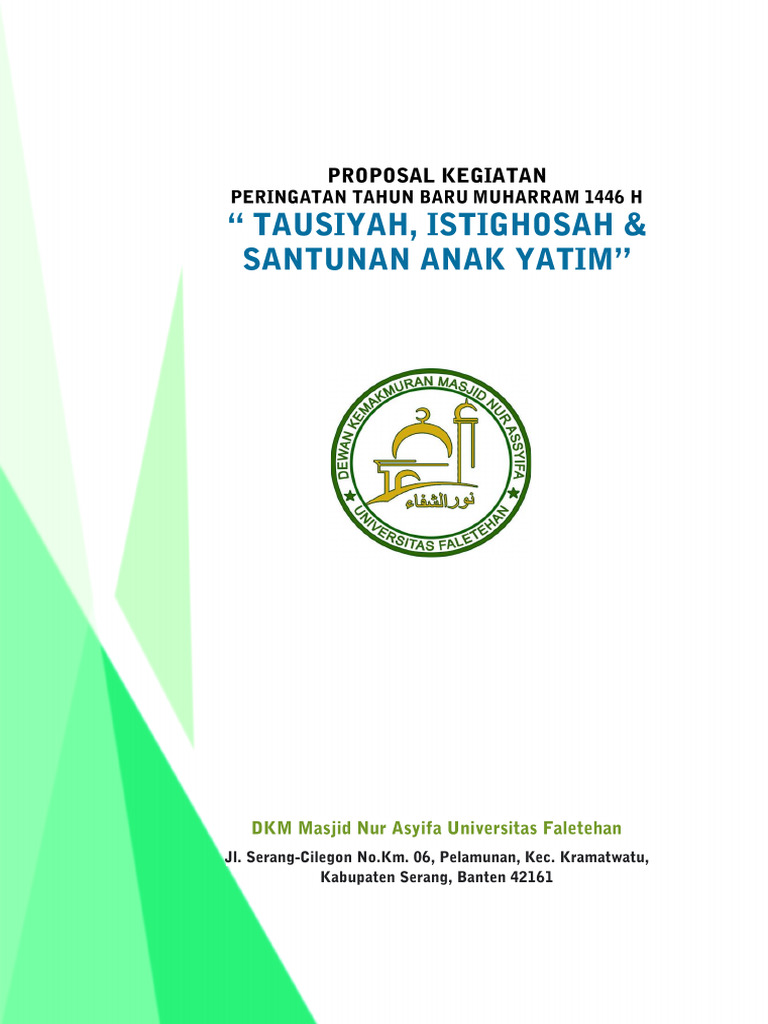 Proposal PHBI Muharram 2024 - 125104 | PDF