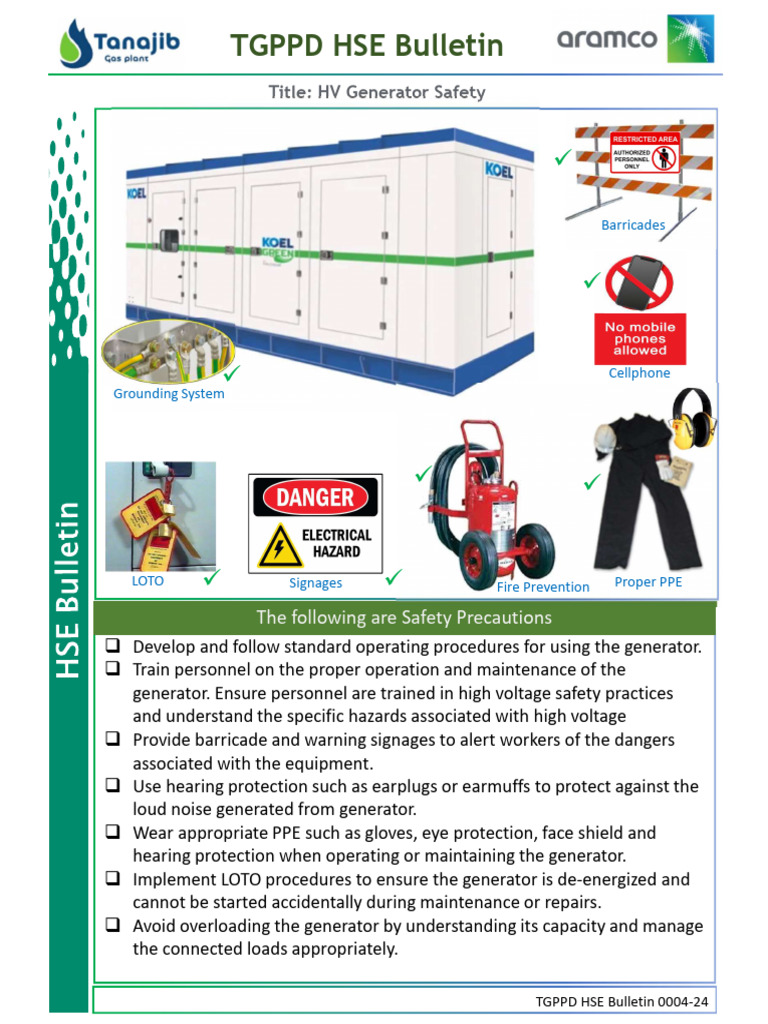 Hv Generator Safety Pdf High Voltage Manufactured Goods