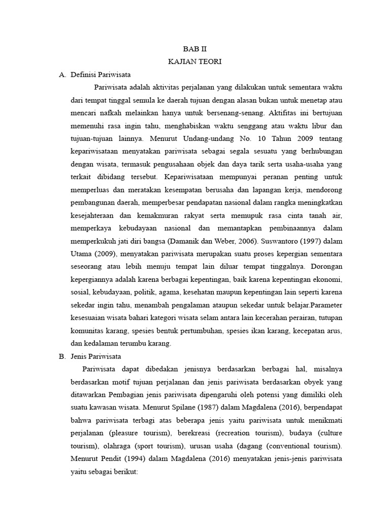 Bab II Kajian Teori Oceanografi Fix | PDF