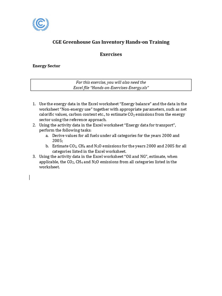 Merged Word Excel Hands On Exercises Energy | PDF | Natural Gas | Petroleum