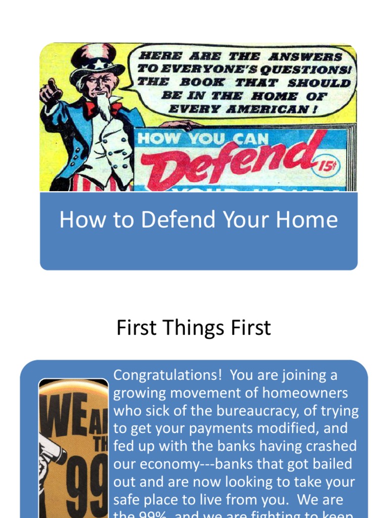 How To Defend Your Home | PDF | Violence