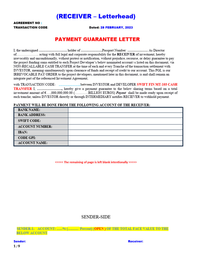 AVANTULO 20B FINAL PGL | Download Free PDF | Wire Transfer | Payments