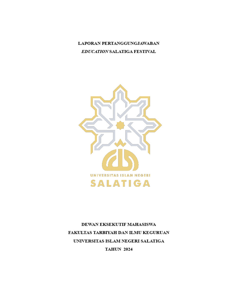 LPJ Esafest Bismillah Fixxx | PDF | Ilmu Sosial