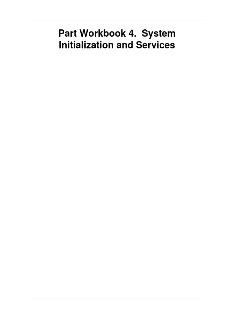 System Initialization and Runlevels | PDF | Booting | Bios