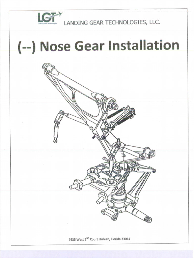 Nose Gear Installation | PDF