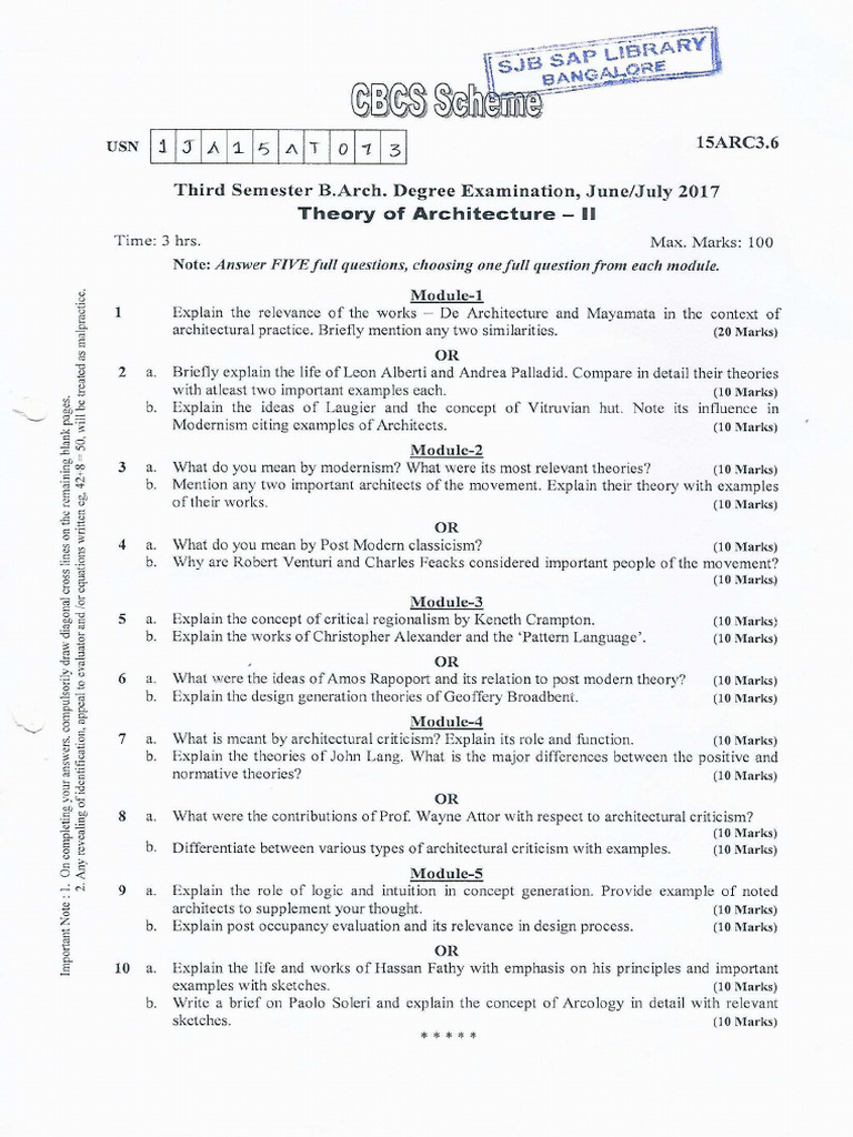 June July Toa 2 QP2017 | PDF