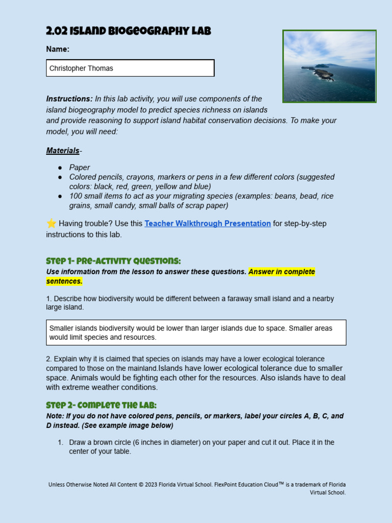 ES 2.02 Lab Template | PDF | Home & Garden | Science & Mathematics