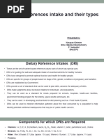 AMDR Guidelines for Macronutrients | PDF | Nutrients | Calorie