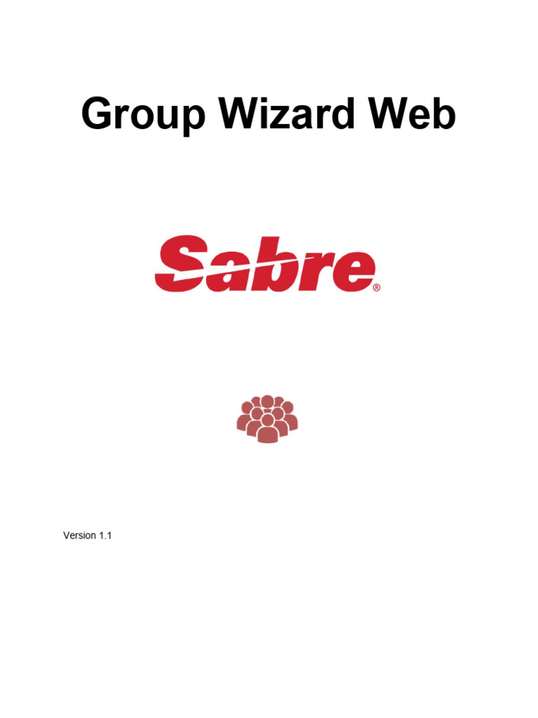 Group Wizard Web Light User Guide v1.1 | PDF | Airlines | World Wide Web