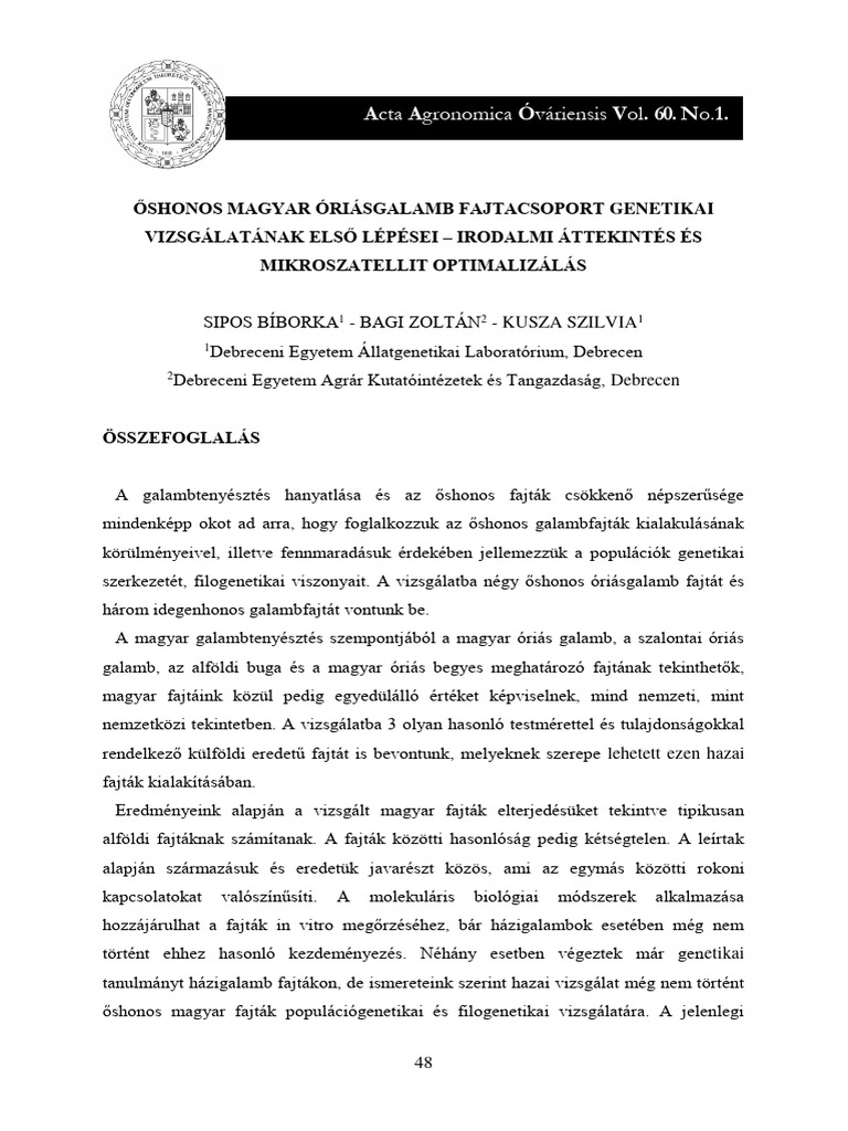 EPA03114 Acta Agronomica Ovariensis 2019 01 048-078 | PDF