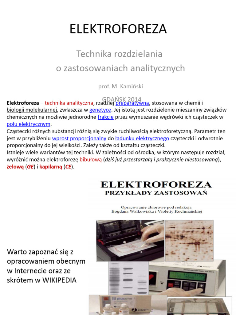 ELEKTROFOREZA | PDF
