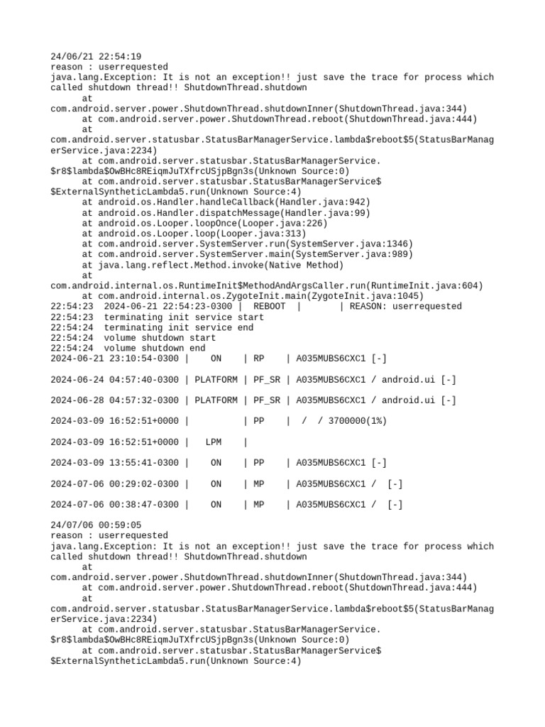 Power Off Reset Reason Pdf Java Programming Language Systems Architecture