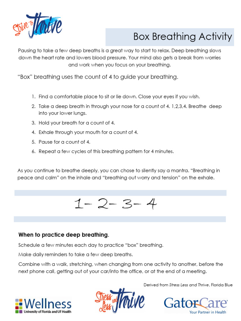 Box Breath | PDF | Self-Improvement