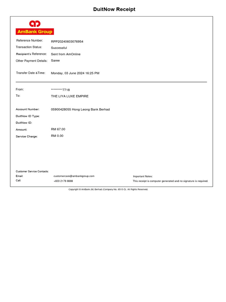 Online Fund Transfer Receipt | PDF | Finance & Money Management | Technology & Engineering