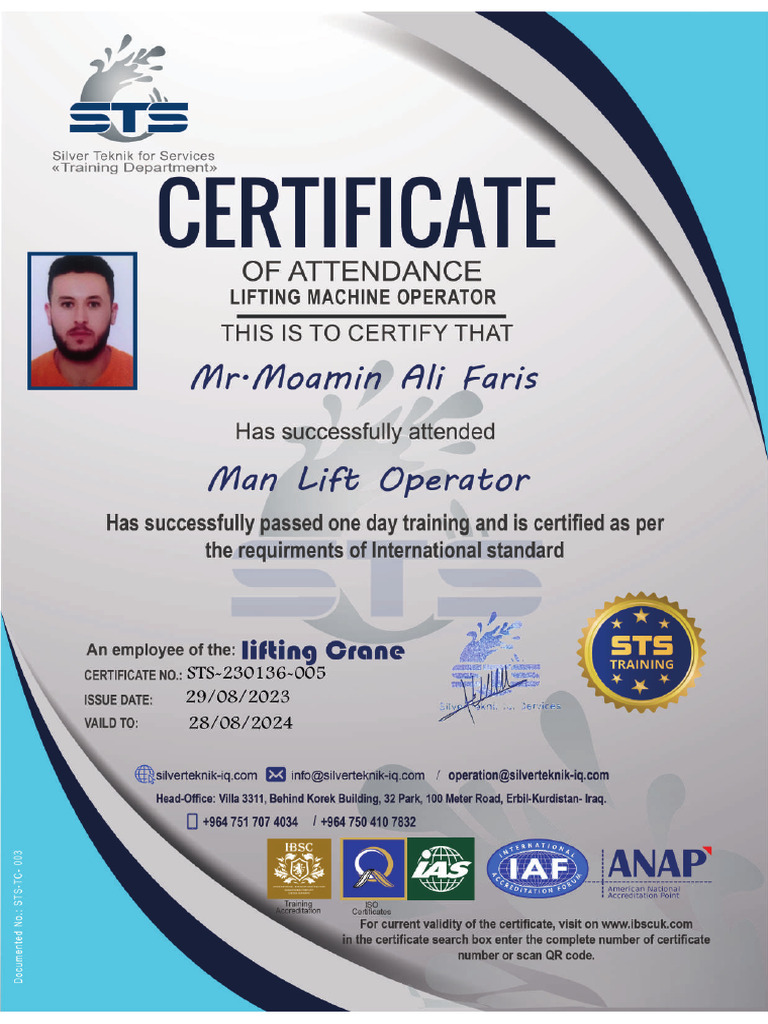 STS 230136 005 Moamin Ali Faris | PDF