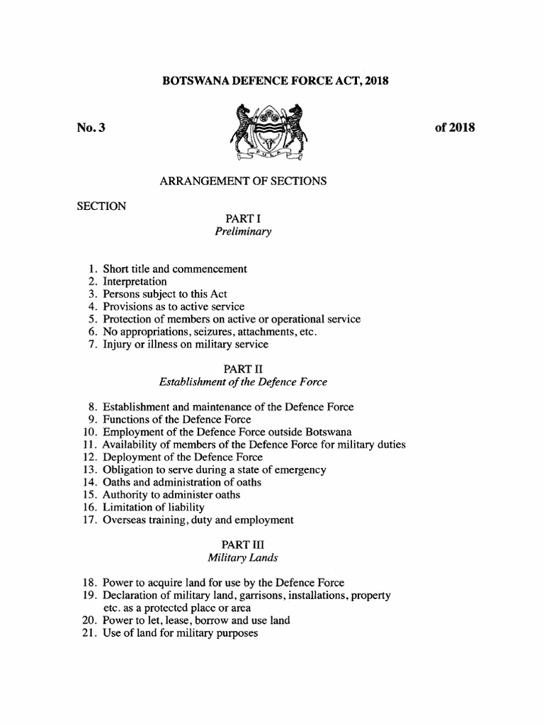 BDF Act | PDF