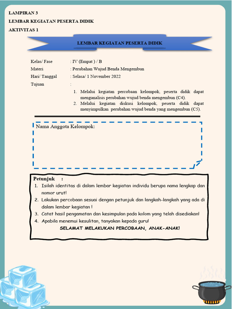 1 Mengembun LKPD | PDF | Seni