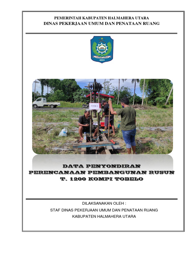 Sondir Rusun Kompi Tobelo | PDF