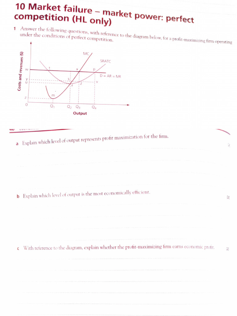 Perfect Competition: Profit Maximization Analysis | PDF | Profit ...