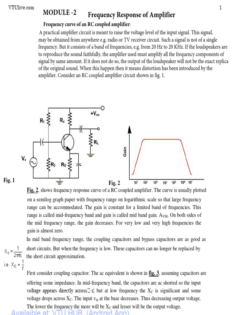 Analog Electronics m2 | PDF | Amplifier | Capacitor