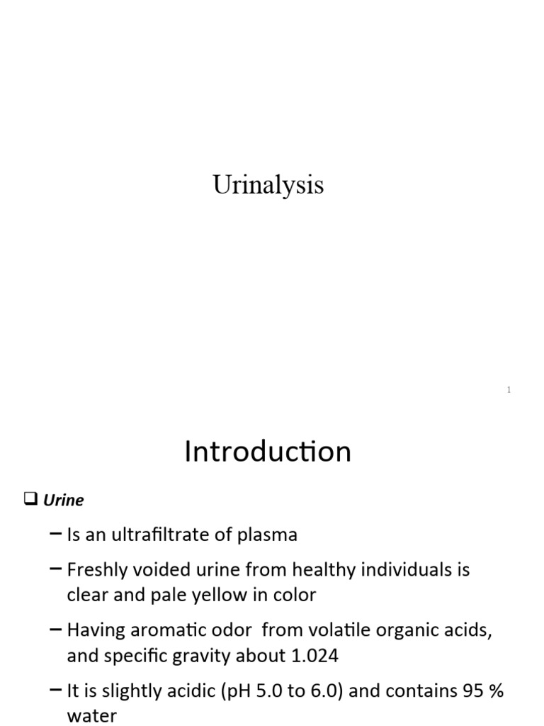 Urinalysis | PDF | Medical Specialties | Urinary System