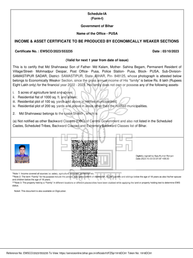 Certificate EWS | PDF