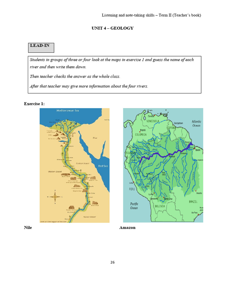 2020 TERM2 Note-Taking Final TB-27-32 | PDF | Lake | Geomorphology