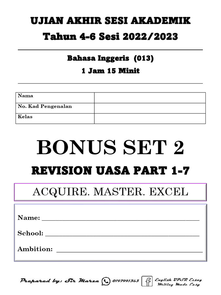 BONUS SET 2 | PDF