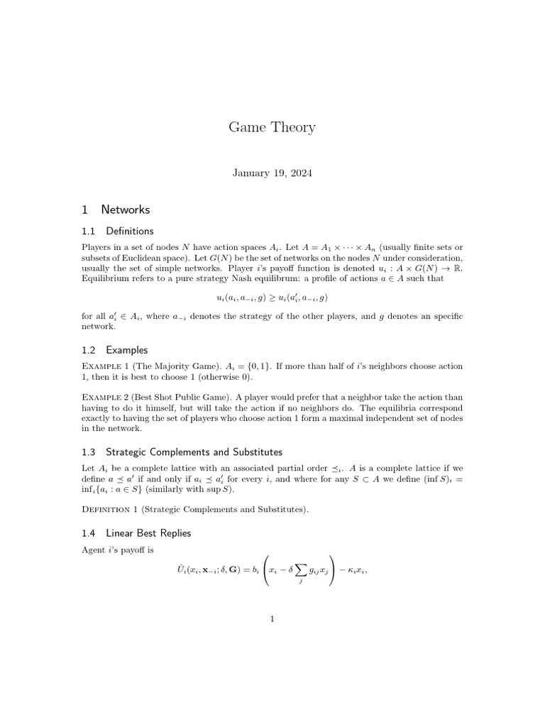 Game Theory | PDF | Game Theory | Economics Of Uncertainty