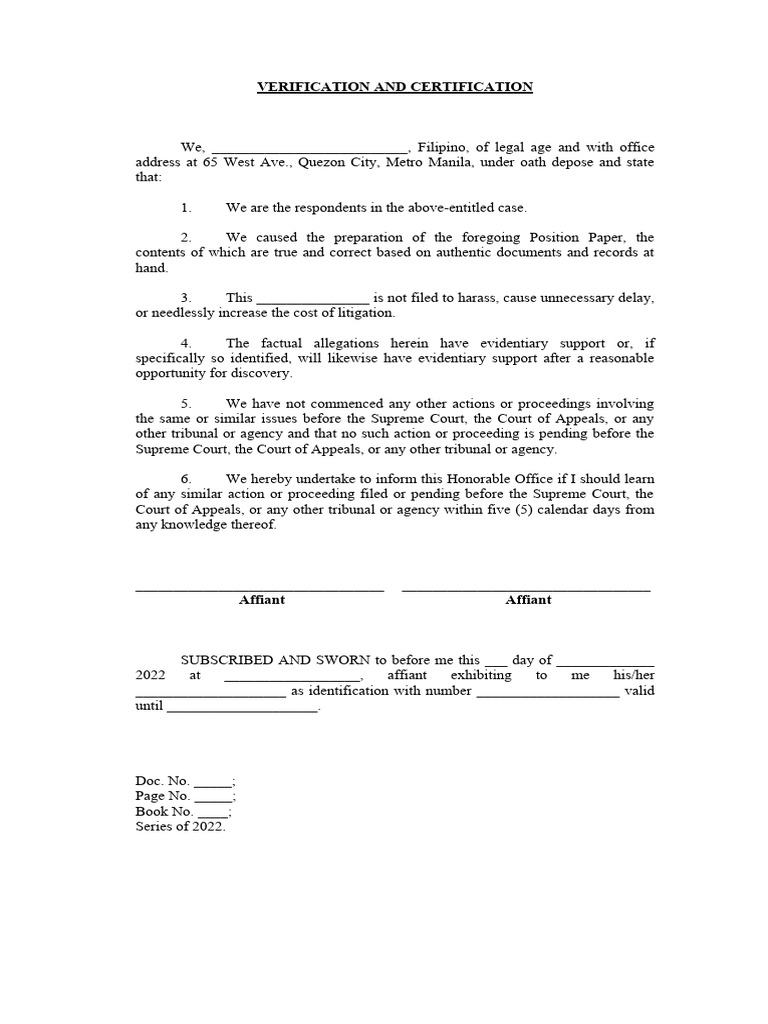 Verification and Certification.draft | PDF