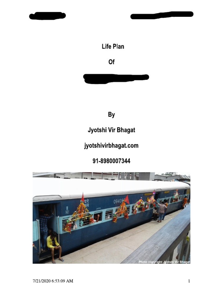 Sample Life Plan | PDF