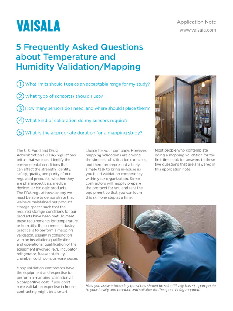 VIM GLO CMS Temp Humidity Validation Mapping FAQs - App Note B211260EN ...