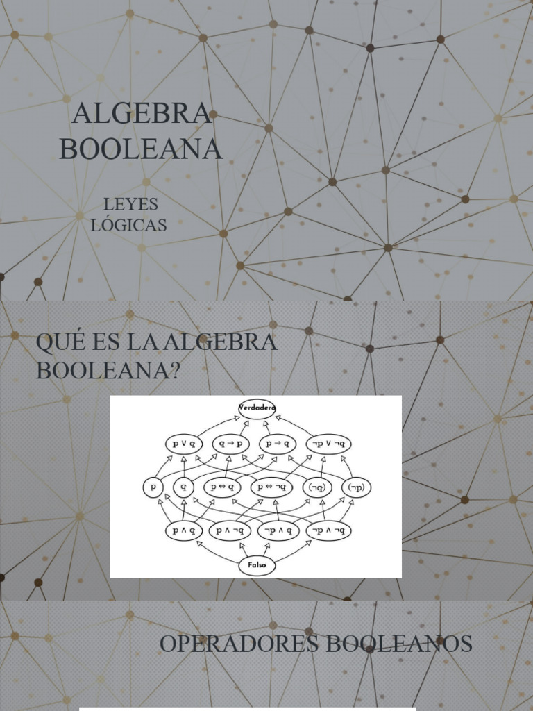 Algebra Booleana PRESENTACION | PDF