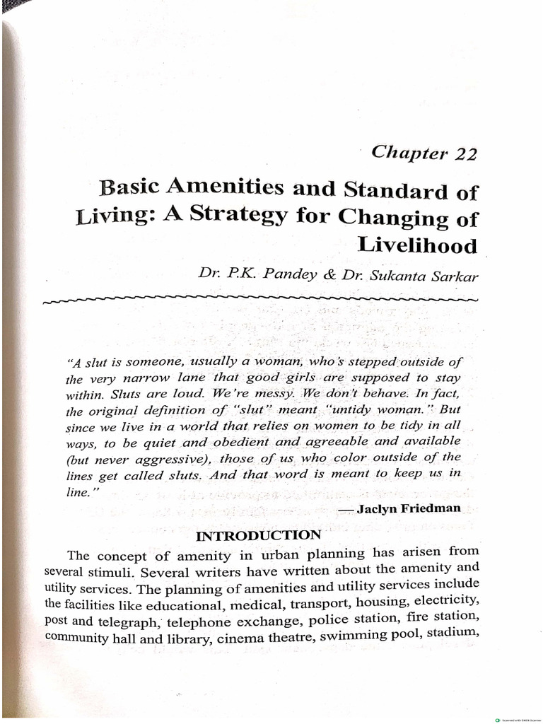 Basic Amenities and Standard of Living | PDF