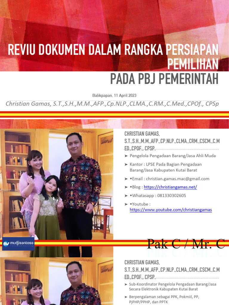 Reviu Dokumen Pemilihan | PDF