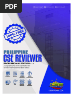 Civil Service Exam Reviewer 2026 | PDF