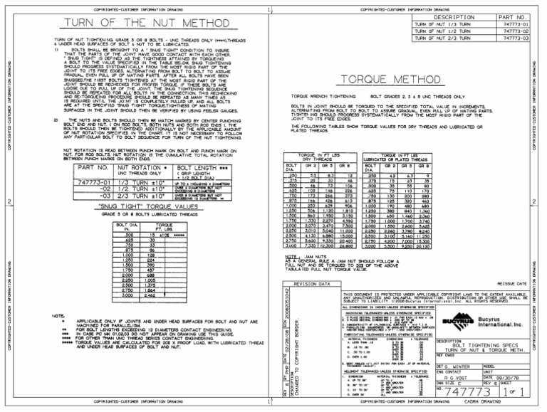 Métodos de Torque | PDF