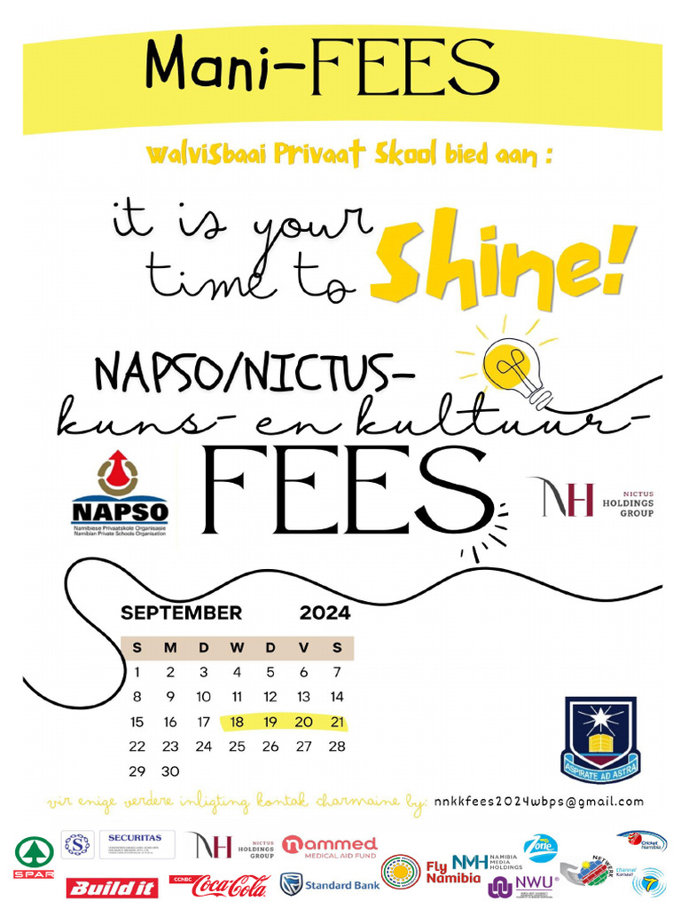 NAPSO NICTUS Kuns - en Kultuurfees Mani-FEES 2024 | PDF