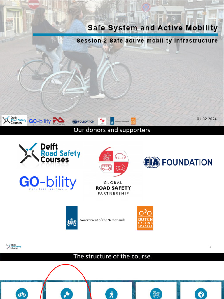 Session 2 - Safe Active Mobility Infrastructure - General Session | PDF ...