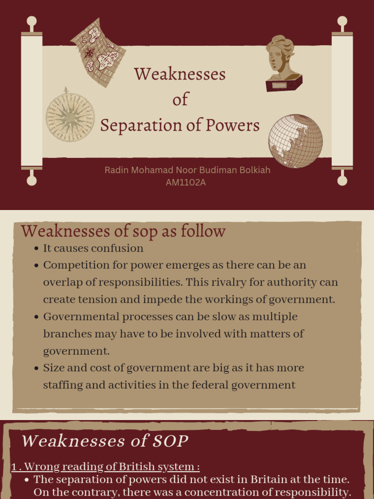 Critique of Separation of Powers | PDF | Separation Of Powers | Government