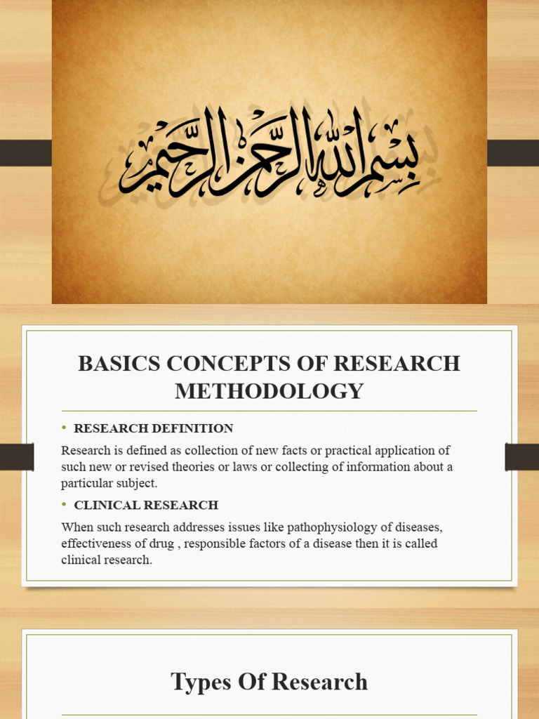 Basic Concepts of Research Methodology | PDF | Methodology | Sampling ...