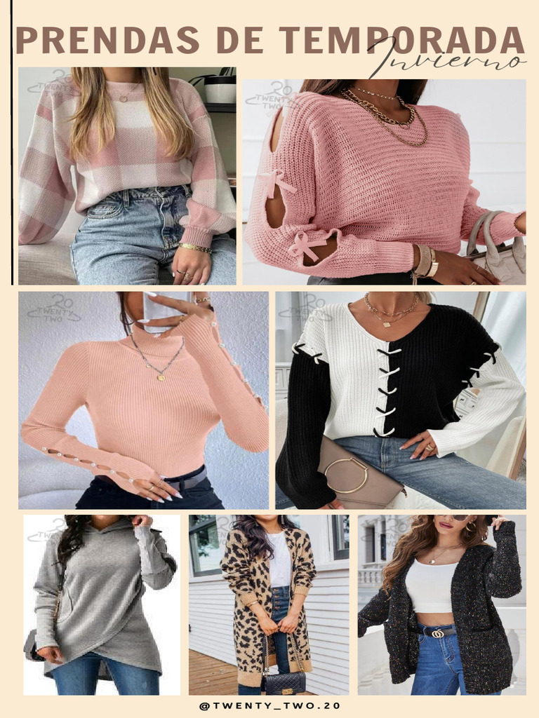 Prendas de Ropa de Temporada Invierno | PDF | Moda | Ropa
