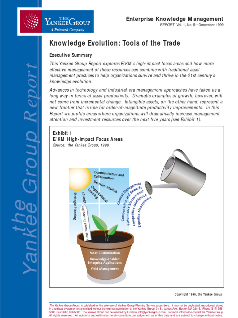 Enterprise Knowledge Management - Knowledge Evolution: Tools of The ...
