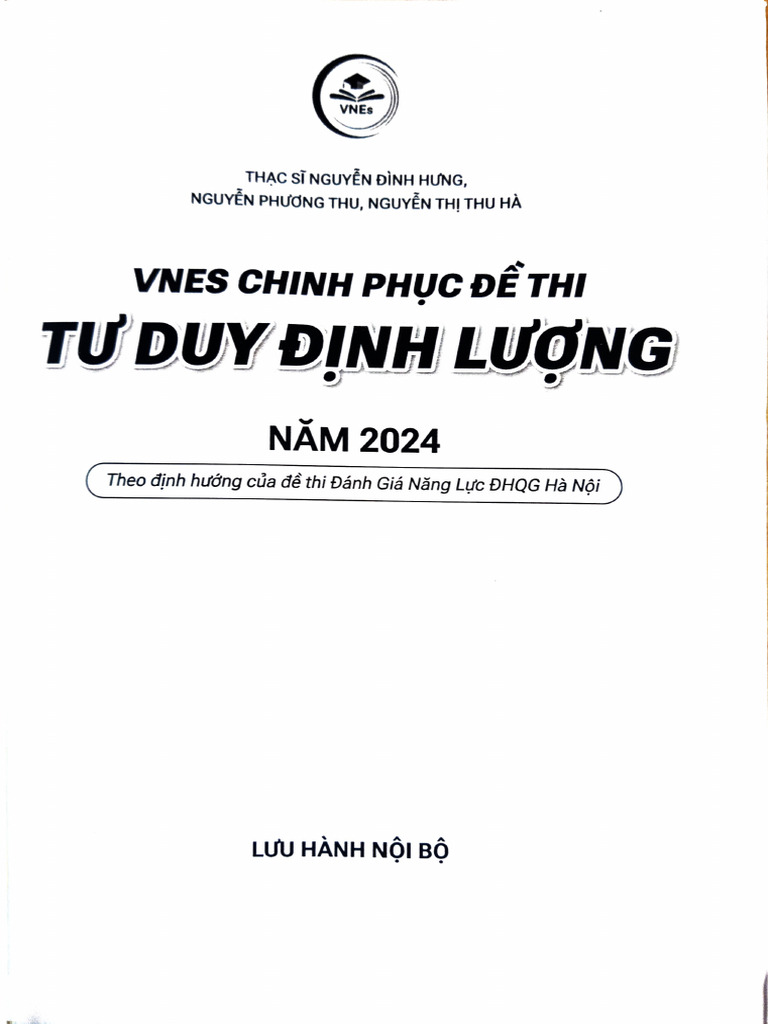 Vnes - Tư Duy Định Lượng - 2024 - Aeck | PDF