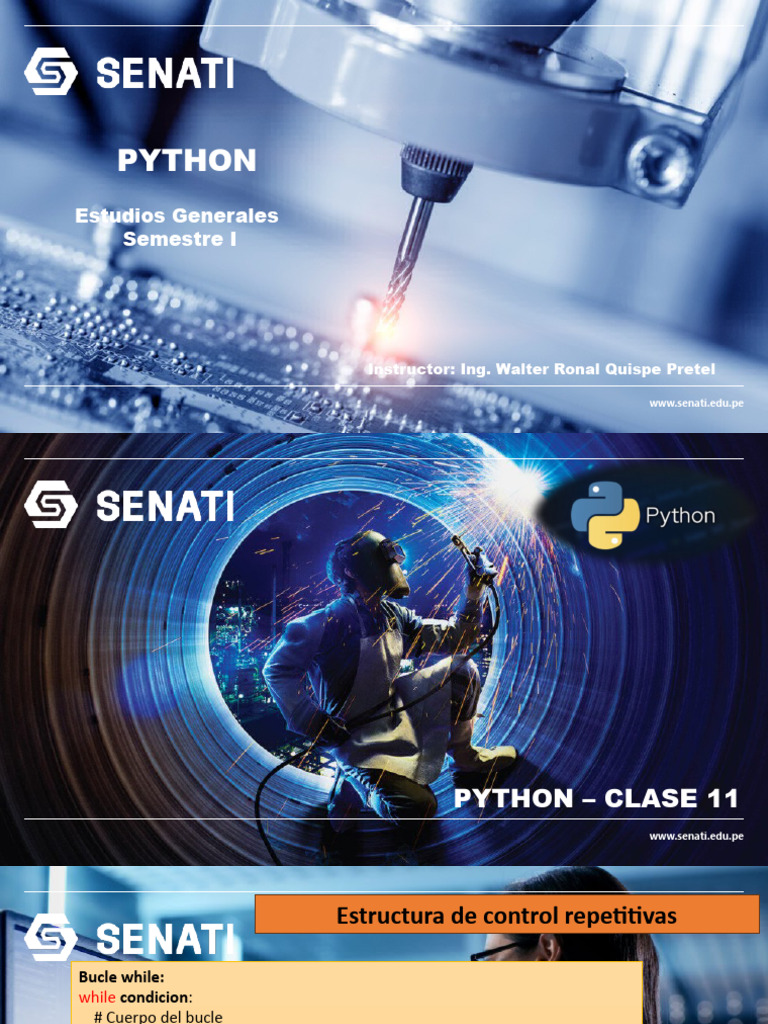 Estructuras de Control en Python | PDF | Python (lenguaje de programación) | Programación de ...