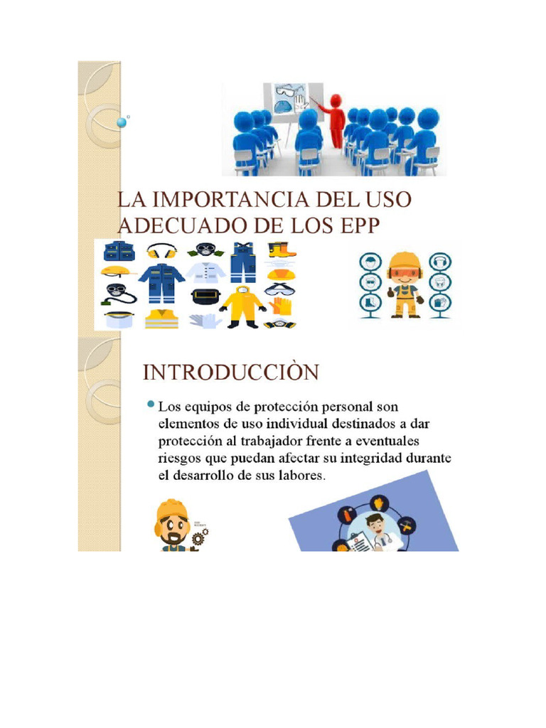 Uso Adecuado Del Epp | PDF
