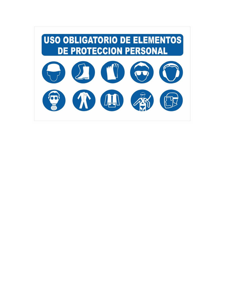 Uso Obligatorio Del Epp | PDF