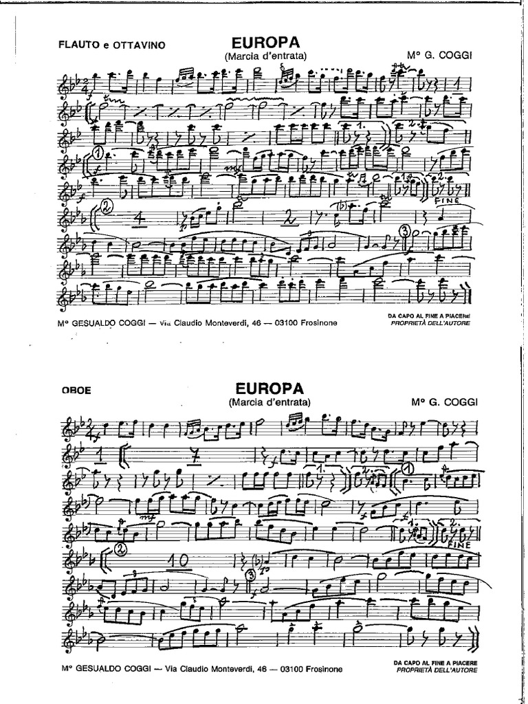 02 - Flauto e Oboe | PDF